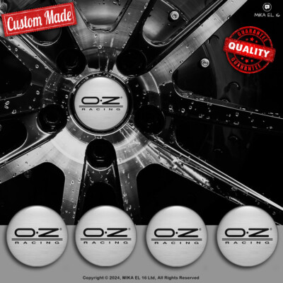 OZ Racing Decals Set of 4 3D Gel Silicone Center Wheel Caps Stickers | eBay