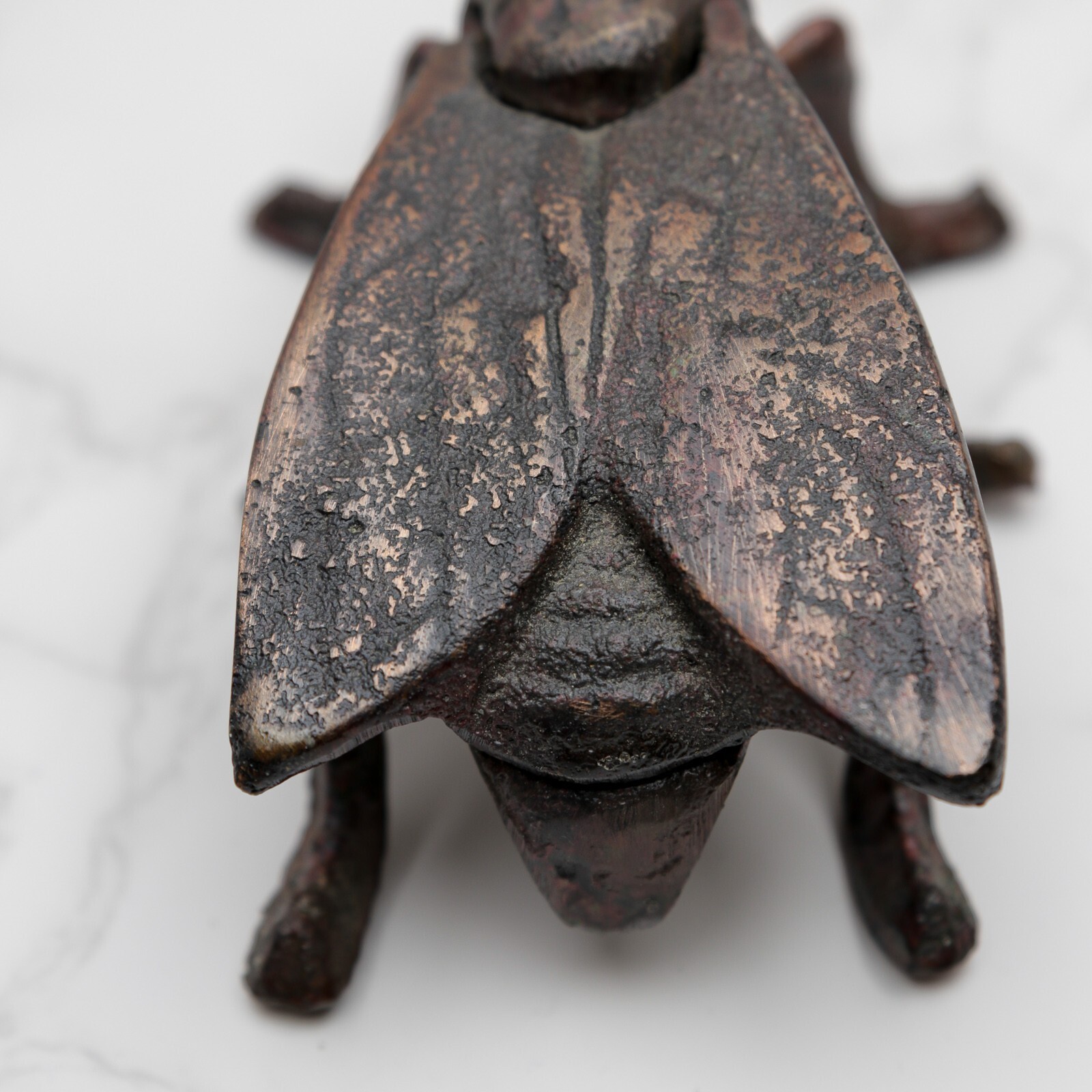 Vintage Metal Fly Trinket Box Ashtray/Match holder, Animal Insect Bug ...
