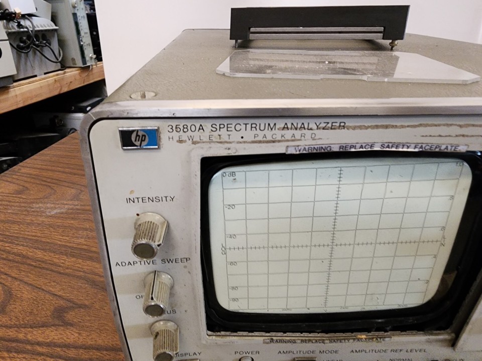 HP Hewlett Packard 3580A Spectrum Analyzer 5Hz - 50KHz, As-Is, Read ...