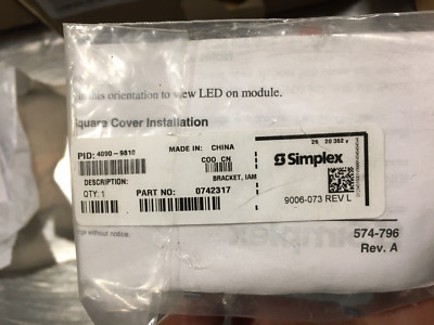 Simplex Mounting Bracket for IAM 0742317 (quantity 6) | eBay