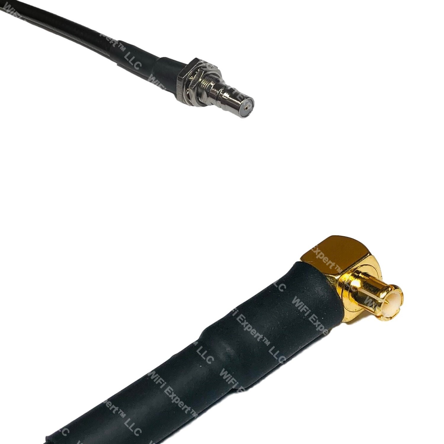 RG58 QMA Female Bulkhead to MCX MALE ANGLE RF Cable Rapid-SHIP LOT | eBay