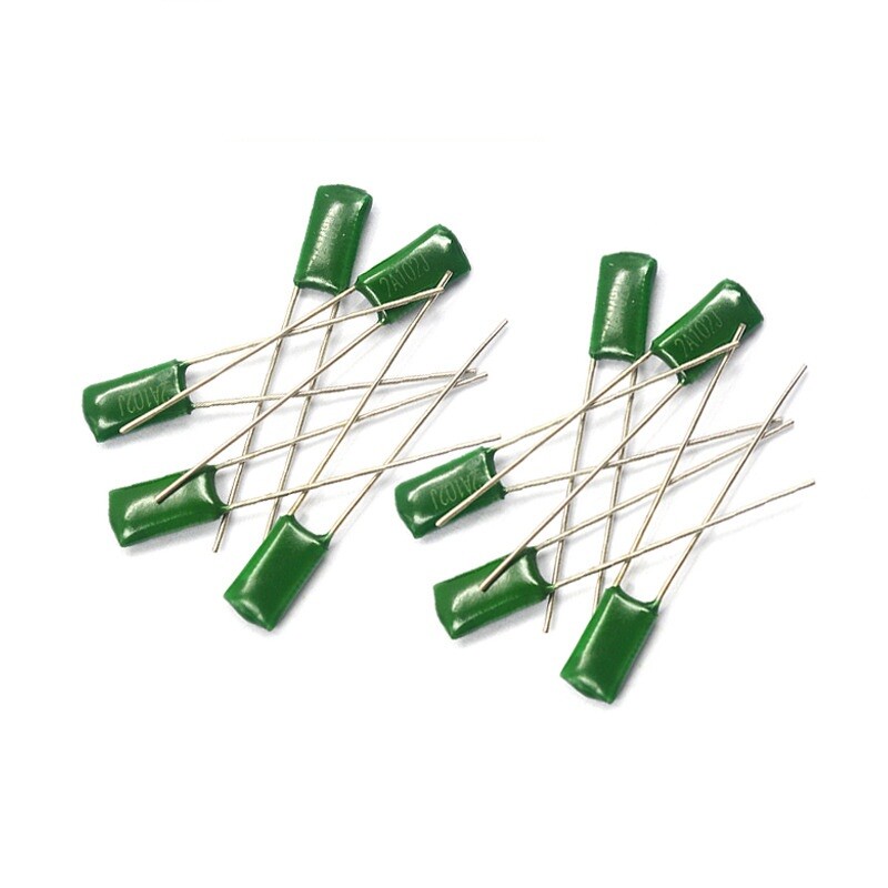 5pcs 2A104J 100V 100nF 104J100V CL11 Polyester Capacitors | eBay