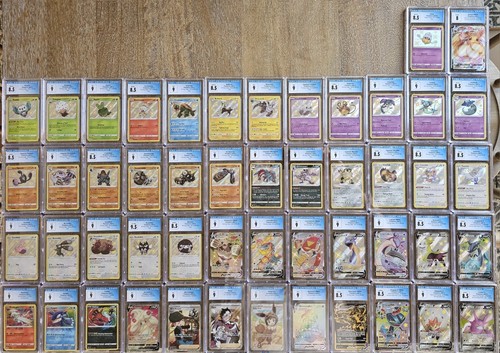 50x CGC Blue Label Graded Pokemon Card Slab Lot Shining Fates | eBay