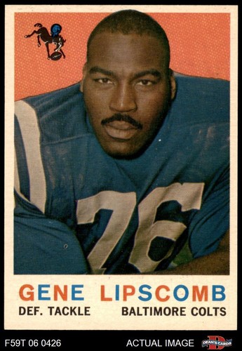 1959 Topps #36 Gene Lipscomb Colts RC None 8 - NM/MT | eBay