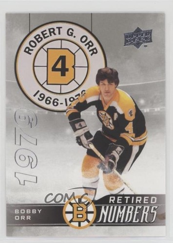 2023-24 Upper Deck Boston Bruins Centennial Retired Numbers Bobby Orr ...