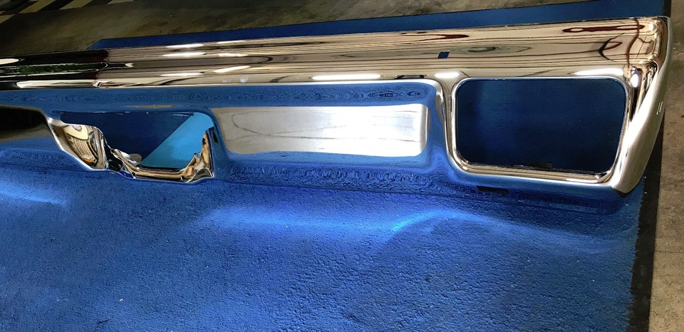 1970 Chevelle REAR Bumper Chrome Triple Plate Brand New 70 MALIBU & SS ...