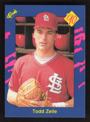 1990 Classic Blue #90 Todd Zeile Rookie St. Louis Cardinals | eBay