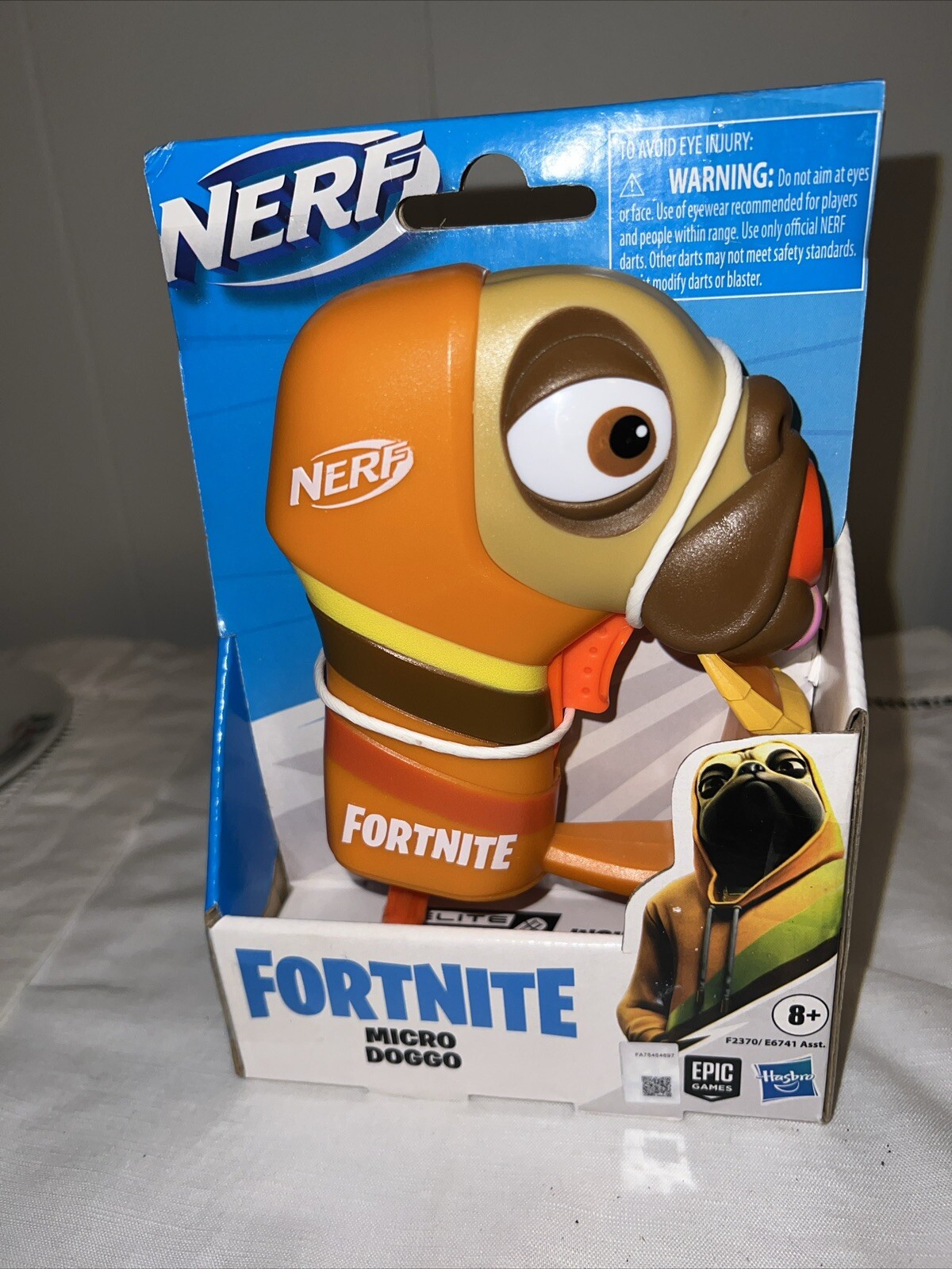 Nerf Fortnight Micro Doggo includes Mini Blaster & 2 Elite Darts | eBay