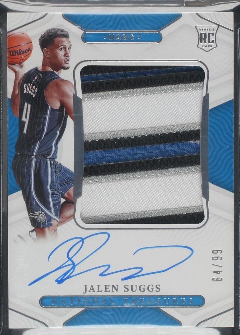 2021-22 Panini National Treasures - Rookie Patch Autograph Jalen Suggs ...