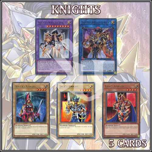 KNIGHTS DECK 5 | Arcana Extra Joker Knigth Jack's King's Queen's YuGiOh ...