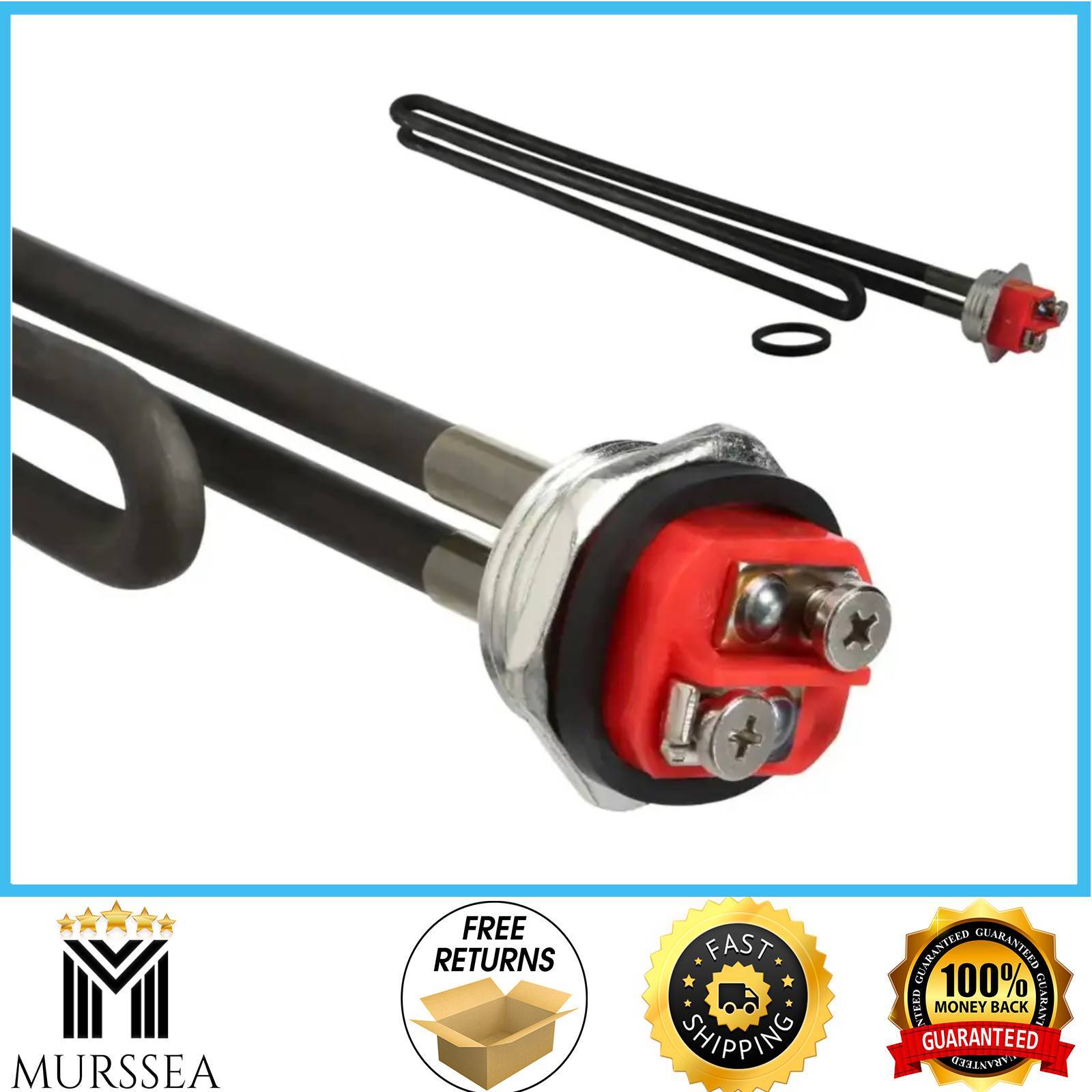 Stainless Steel Water Heater Element Electric 240V 5500W, Screw-In, 1 ...