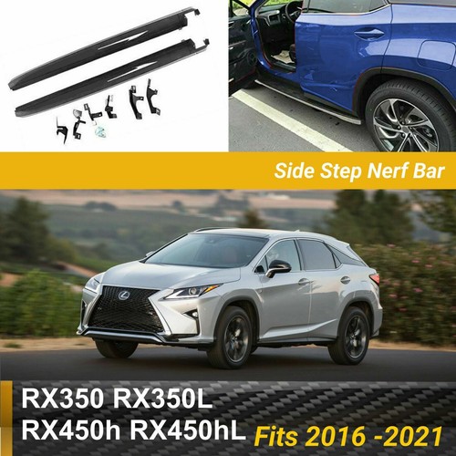 Fits 2016-2021 Lexus RX 350 450h Running Boards Side Step Pedal Nerf ...