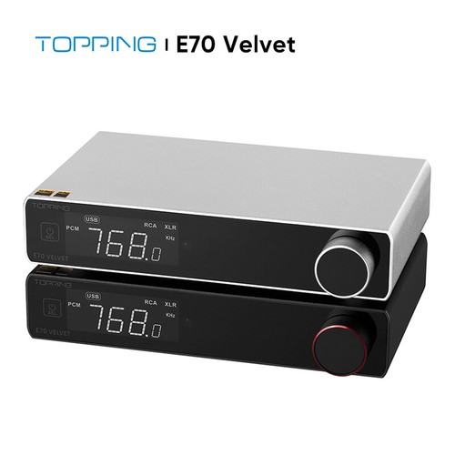 TOPPING E70 VELVET AK4191 AK4499EX USB DAC XMOS XU316 Bluetooth 5.1 ...