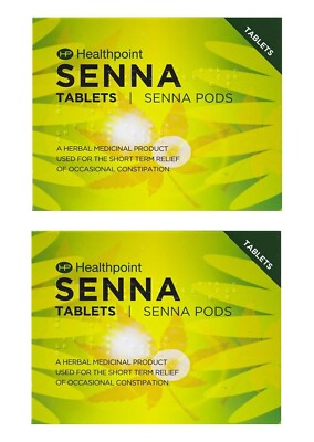 SENNA 40 TABLETS CONSTIPATION LAXATIVE PODS HEALTHPOINT NATURAL ...