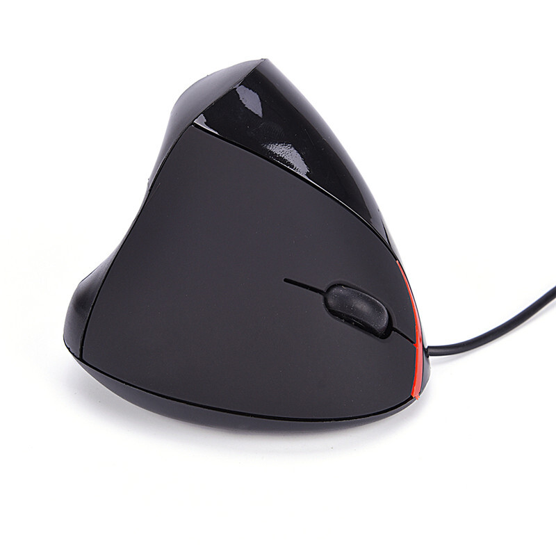 5D USB Wired Ergonomic Vertical Optical Mouse Mice For Computer PC Lap ...