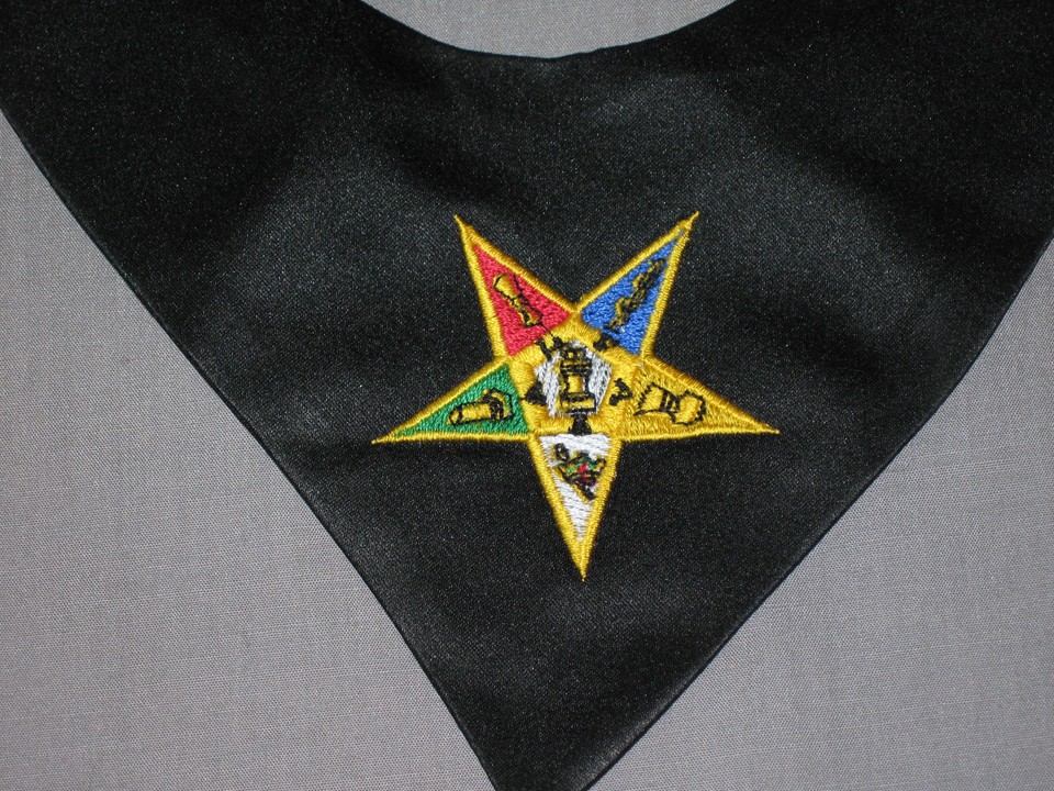 Order of Eastern Star Cravat Patron OES Tie Masonic Fraternity NEW! | eBay