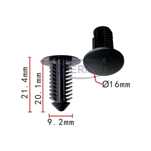 10 x Befestigungs-Clip Halteklammer Türverkleidung für Renault ...