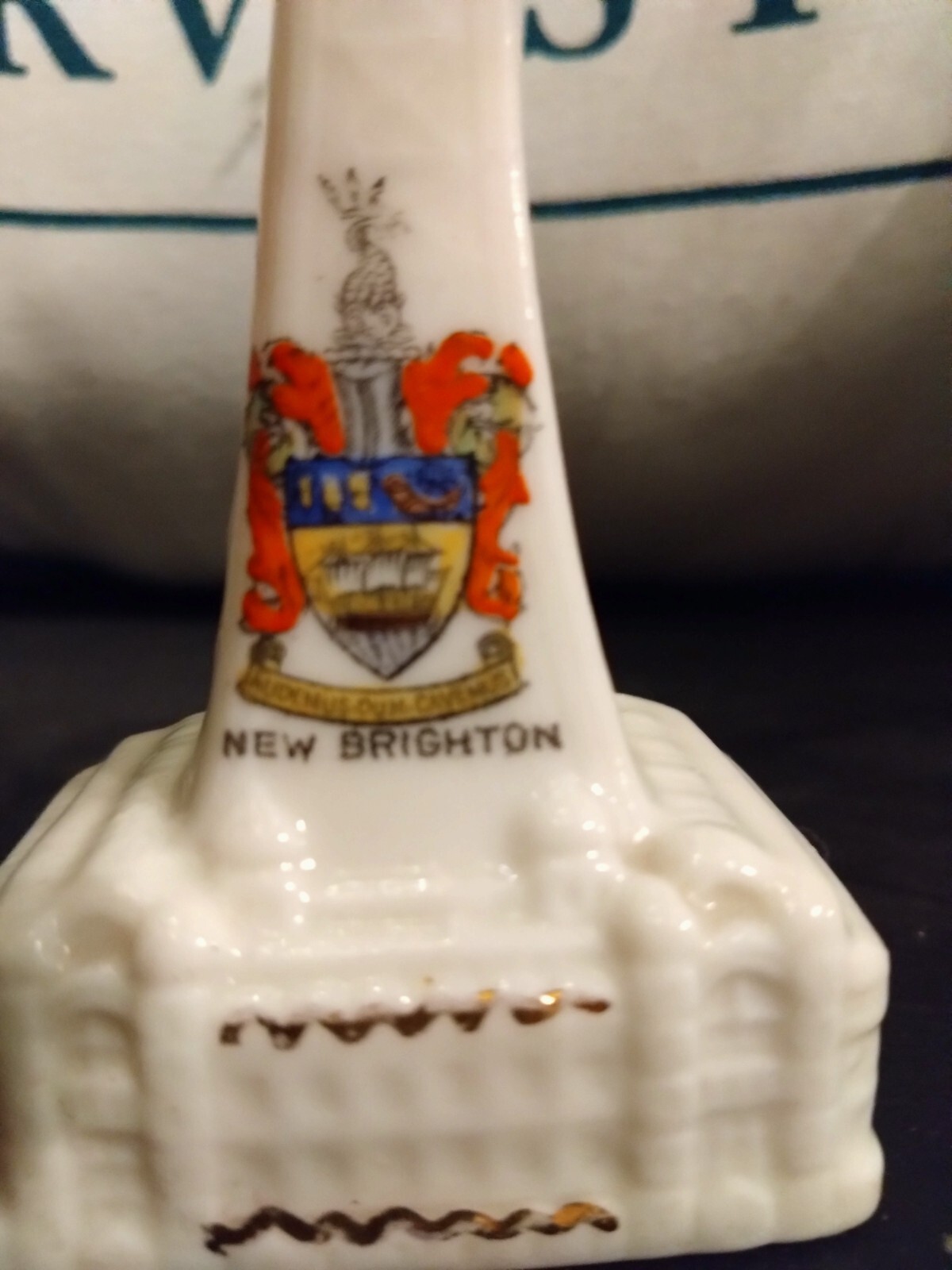 Rare Vintage New Brighton Tower Crested Ware China Figure | eBay UK