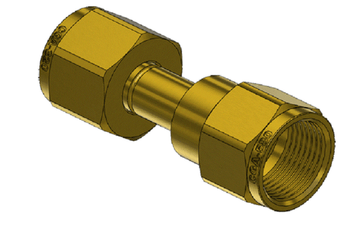 CGA-320 to CGA-580 Adapter CO2 Carbon Dioxide Bottle to Argon Nitrogen ...
