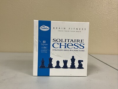 ThinkFun Solitaire Chess Game Complete Brain Fitness 2013 19275834005| eBay