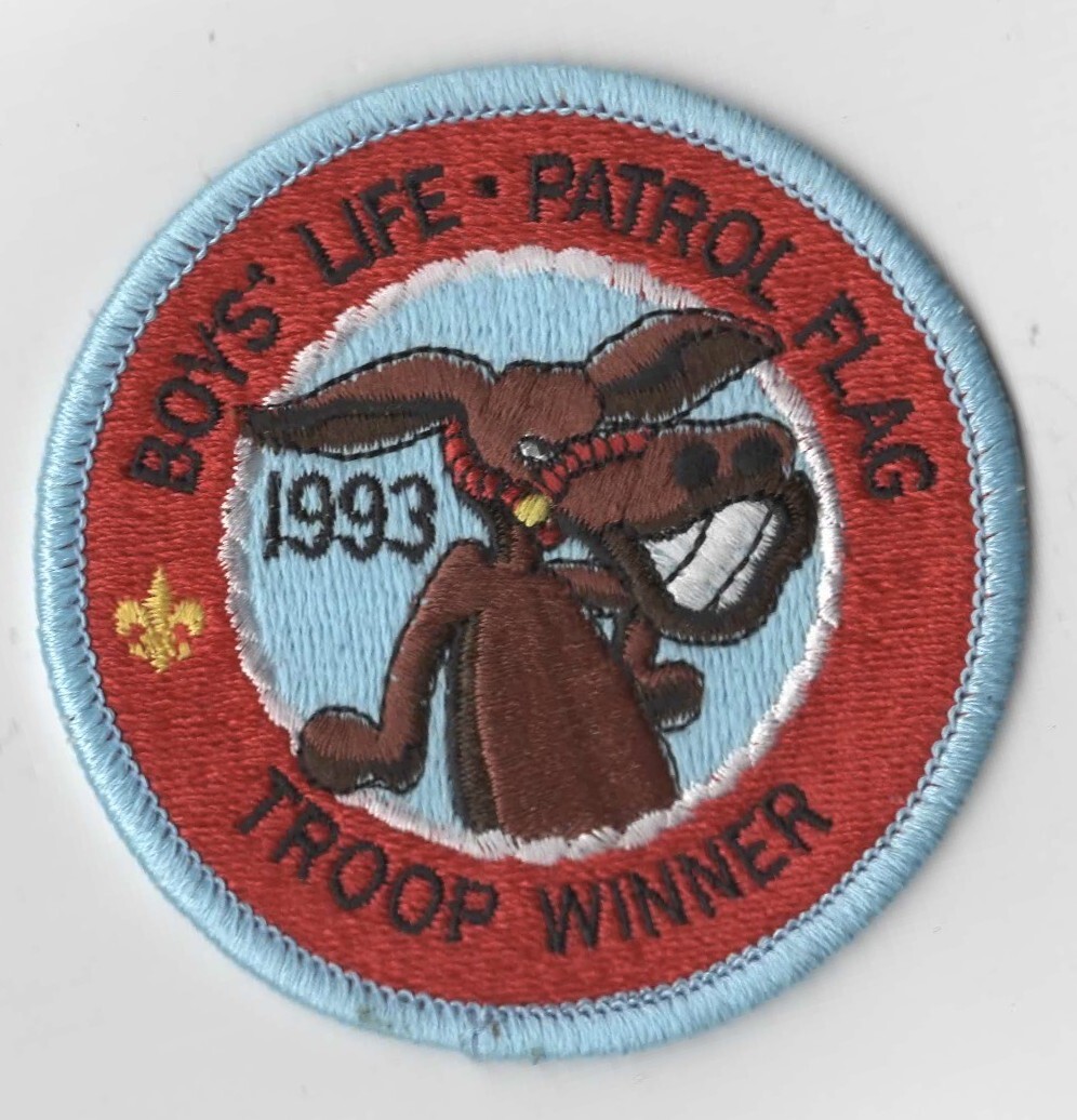 1993 National Jamboree Troop Winner BSA Patch BLU Bdr. [JM634] | eBay