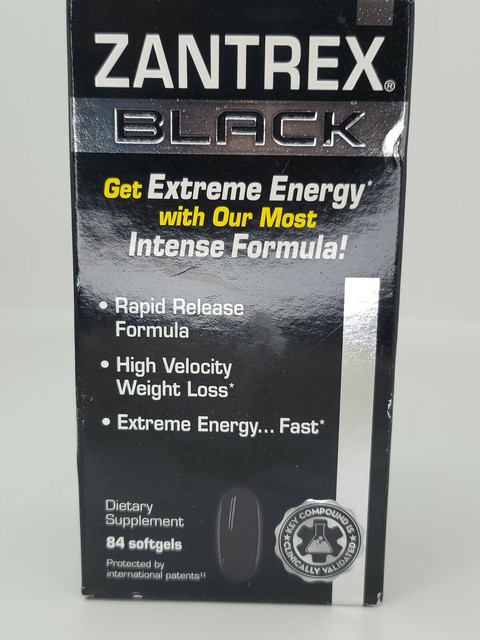 Zantrex Black Rapid-Release Softgels - 84 Count for sale online | eBay