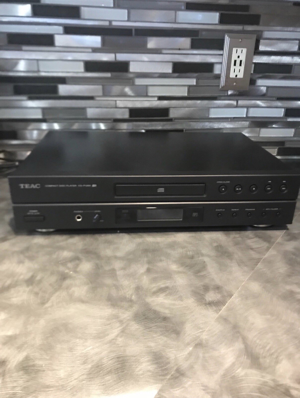 TEAC CD-P650-B CD Player - Black for sale online | eBay