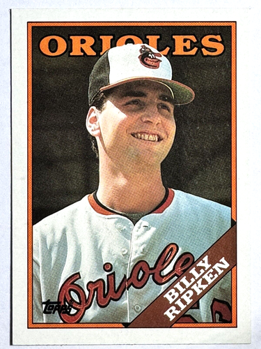 BILLY RIPKEN Baltimore Orioles, Rangers, Indians 1988 Topps Baseball ...