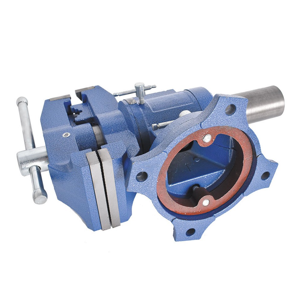 5" Heavy Duty Swivel Multi-Purpose Rotating Bench Vise 360 Degrees ...