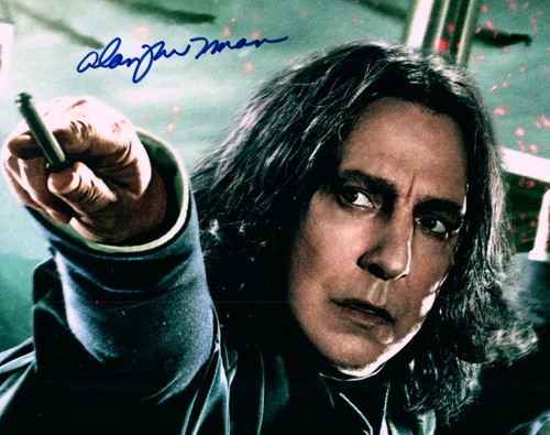 Alan Rickman signed 8x10 Picture Photo autographed includes COA | eBay