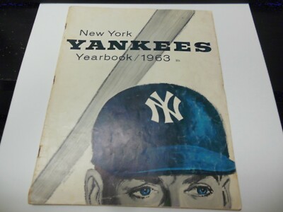 1963 NEW YORK YANKEES MLB YEARBOOK BASEBALL RARE VINTAGE / RELIC ...