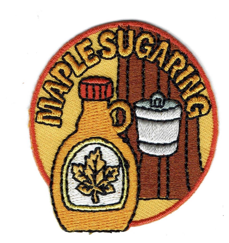 Girl Boy Cub MAPLE SUGARING Making Syrup Trees Patches Crest Badge ...