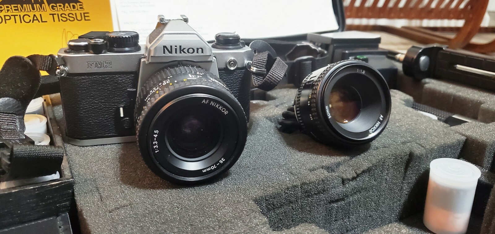 Nikon FM-2 Camera Body w/ LENSES PELICAN CASE FLASH NOS FILM | eBay