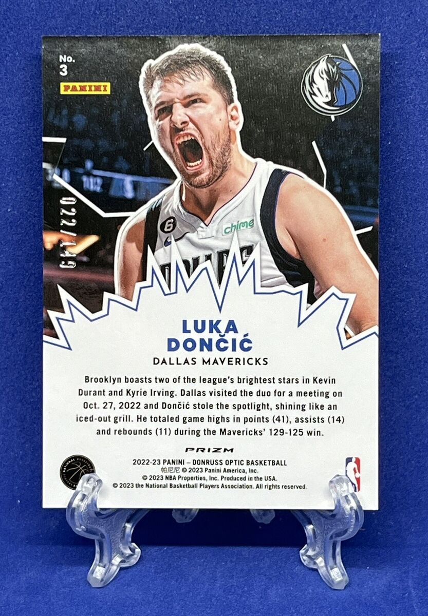 2022-23 Panini Donruss Optic Luka Doncic My House Lime Green 2022-23 Panini Donruss Optic Luka Doncic My House Lime Green