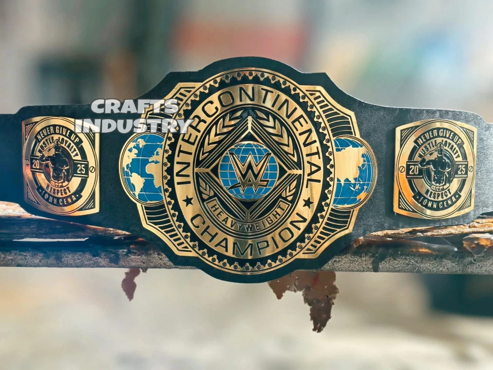NEW INTERCONTINENTAL HEAVYWEIGHT CHAMPIONS TITLE BELT JC SIDE PLATES ...