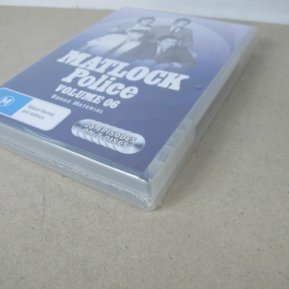 Matlock Police DVD TV Series Season 6 boxed set New & Sealed | eBay ...