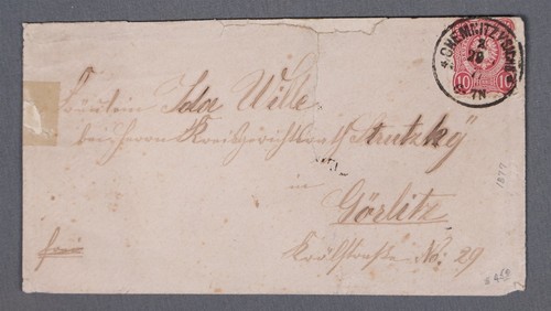 MayfairStamps Germany 1877 Chemnitz to Gorlitz Cover aau_13203 | eBay