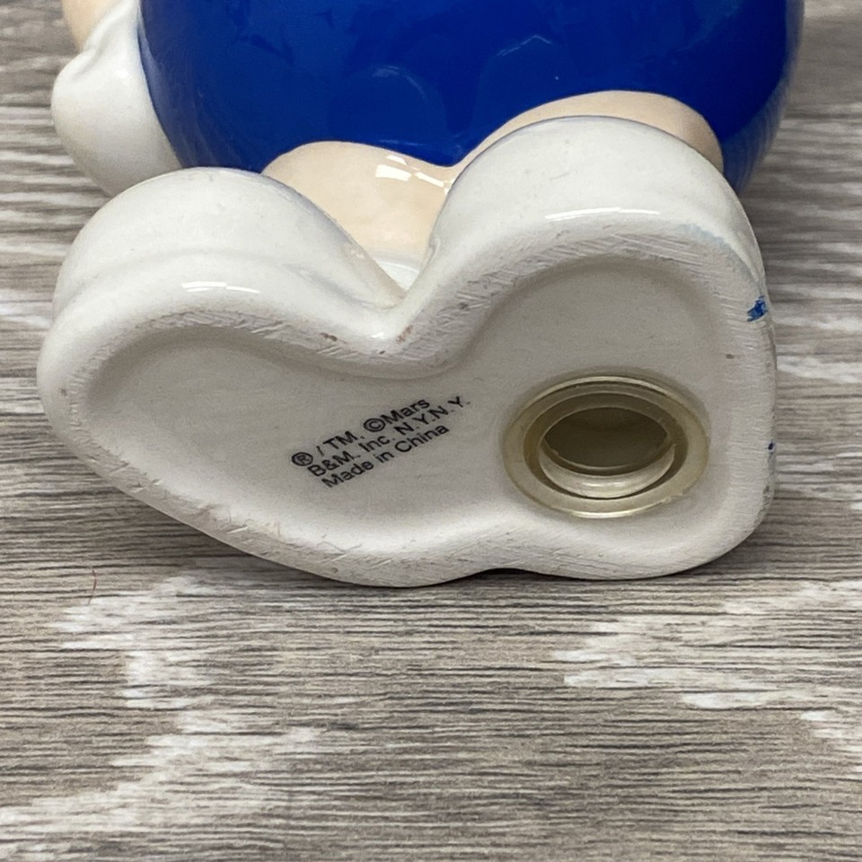 M&M's Salt & Pepper Shakers Set Blue with Brown Bag Benjamin & Medwin ...