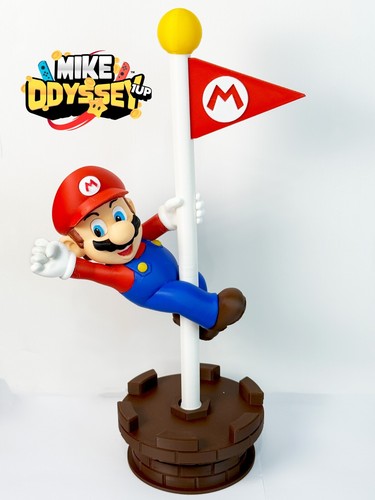 Super Mario Pole Target Statue Replica! 16in Tall! | eBay