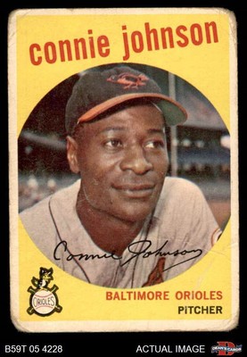 1959 Topps #21 Connie Johnson Orioles AUTHENTIC | eBay