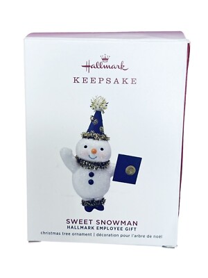 Hallmark Keepsake 2019 Sweet Snowman - Hallmark Employee Gift Ornament ...