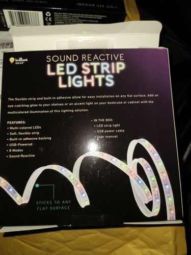 Monster Illumination Sound-Activated LED 6.5 ft. Light Strip with ...