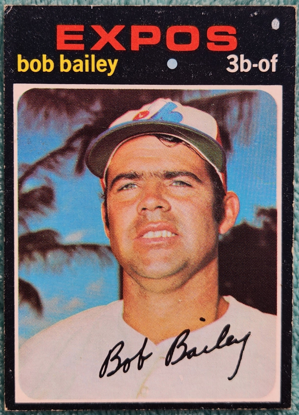 Bob Bailey Montreal Expos 1971 Topps Baseball Card #157 VgEx | eBay