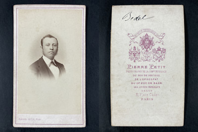 Pierre Petit, Paris, Monsieur Bedel Vintage cdv albumen print CDV ...