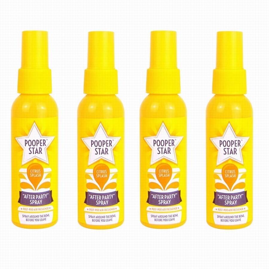 Toilet Spray 60ml Pooper Star Air Freshener Bowl | Citrus Fragrance ...