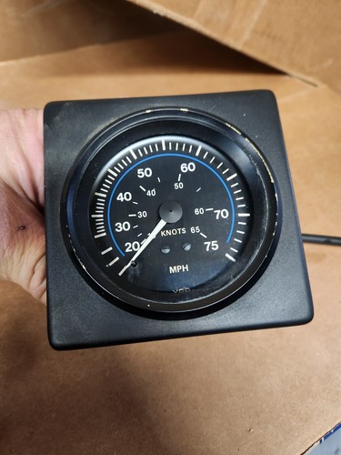 VOLVO Penta VDO Speedometer Gauge Meter Boat Marine 12V Square Face 75 ...