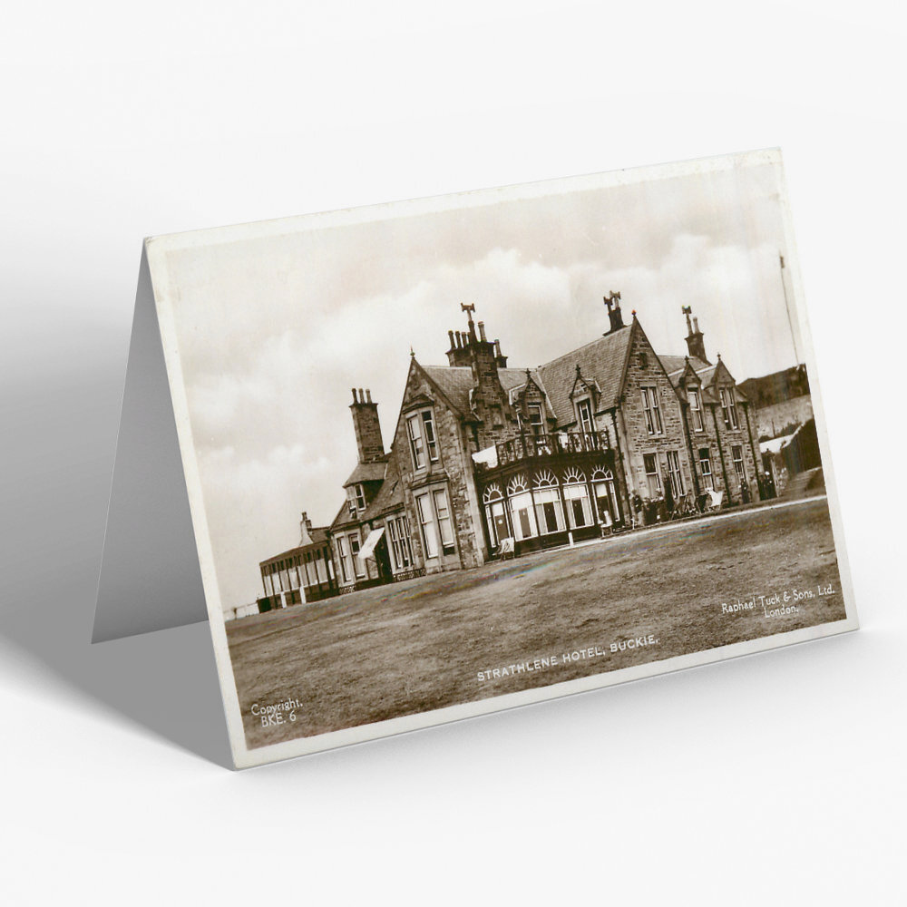 GREETING CARD - Vintage Scotland - Strathlene Hotel, Buckie (b) | eBay UK