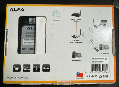Alfa AWUS036NHA 150Mbps Wireless USB Adapter (Used) 168924455174 | eBay