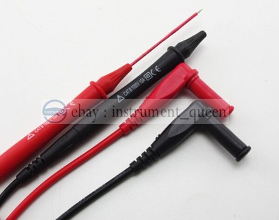 Retractable PVC Tip Test Lead Set Adjustable Length for Multimeter ...