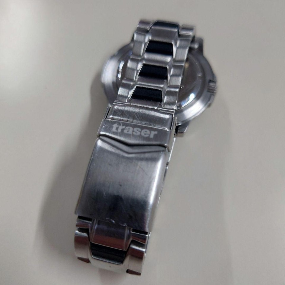 Traser H3 Navigator P6502 Watch Stainless Steel Black Bezel 200m WR ...